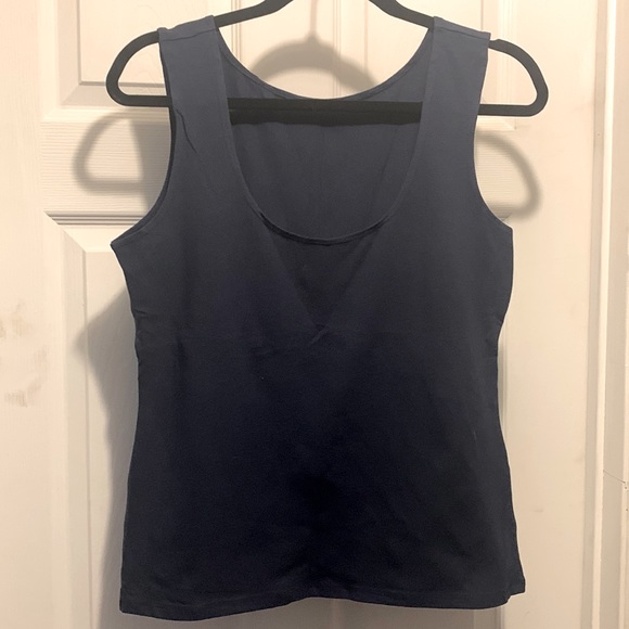 Boston Proper | Tops | Boston Proper Tank Top Navy Blue Size Medium ...